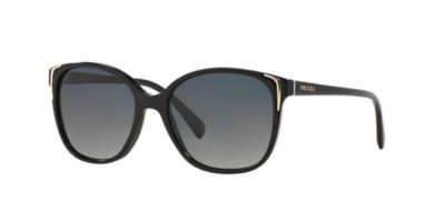 Prada Pr 01os 55 Grey And Black Polarized Sunglasses Sunglass Hut South Africa