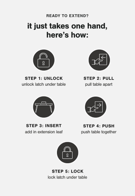 Welltern Dining Extension Table | Ashley