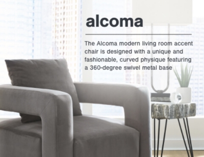 Alcoma Swivel Accent Chair | Ashley
