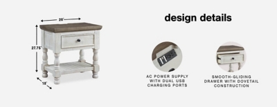 Havalance 28" 1 Drawer Charging Nightstand | Ashley
