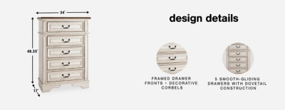 Realyn Youth 5 Drawer Chest of Drawers | Ashley