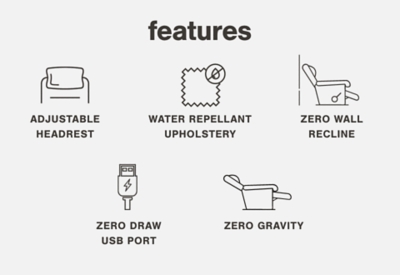 Next-Gen Durapella Performance Fabric Dual Power Recliner | Ashley