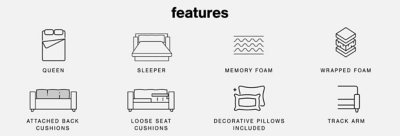 Abinger Queen Sofa Sleeper | Ashley