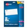Avery Easy Peel Return Address Labels for Laser Printers
