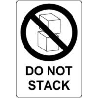 Printable Warning Labels 'Do not stack' | Avery