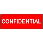 Printable Warning Labels 'Confidential' | Avery
