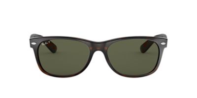 Ray-Ban RB2132 NEW WAYFARER CLASSIC 52 Green & Tortoise Polarized ...