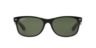 Ray-Ban RB2132 NEW WAYFARER CLASSIC 55 Green & Black Polarized ...