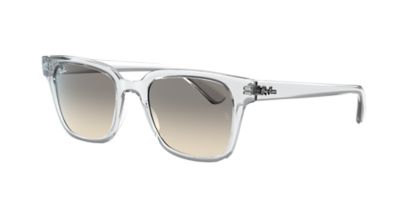 Ray-Ban RB4323 51 Grey-Black & Transparent Sunglasses | Sunglass Hut USA