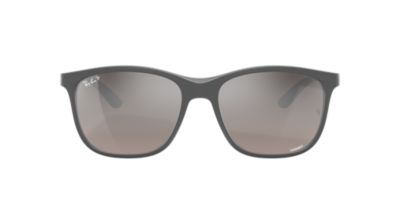 Ray-Ban RB4330CH CHROMANCE 56 Grey-Black & Grey Polarized Sunglasses ...