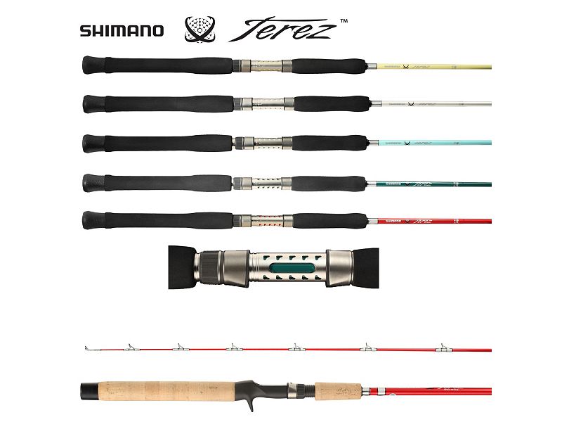 Shimano Terez TZCX66XH Casting Rod - Emerald Green | eBay