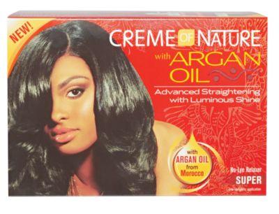 Creme Of Nature With Argan Oil No-lye Relaxer Kit | Blueworks