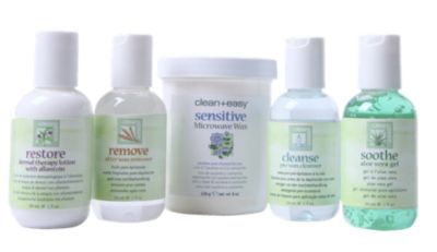 clean + easy Sensitive Microwave Wax Kit | Hairable