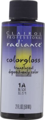 Radiance Colorgloss Semi-permanent Hair Color 1a Black | Babbletags