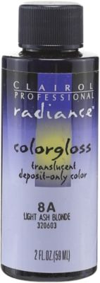 Radiance Colorgloss Semi-permanent Hair Color 8a Light Ash Blonde ...