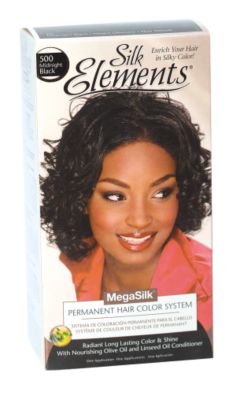 Silk Elements Megasilk Hair Color System Midnight Black | Trinoodle