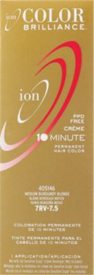 Ion Color Brilliance Permanent Creme 10 Minute Hair Color 7rv Medium ...