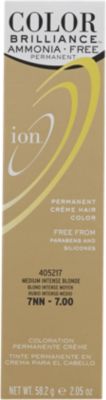 Ion Ammonia Free Hair Color 7nn Medium Intense Blonde | Photobox