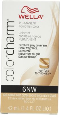 Wella Color Charm Liquid Permanent Hair Color 6nw Dark Natural Warm ...
