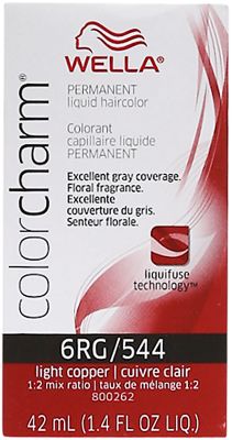 Wella Color Charm Liquid Permanent Hair Color 544/6rg Light Copper | Rhyboo