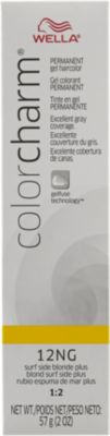 Color Charm Gel Permanent Tube Hair Color 12ng Surf Side Blonde Plus ...