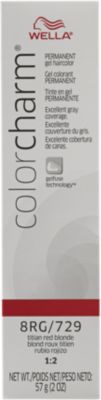 Color Charm Gel Permanent Tube Hair Color #729/8RG | Beauty Top Products