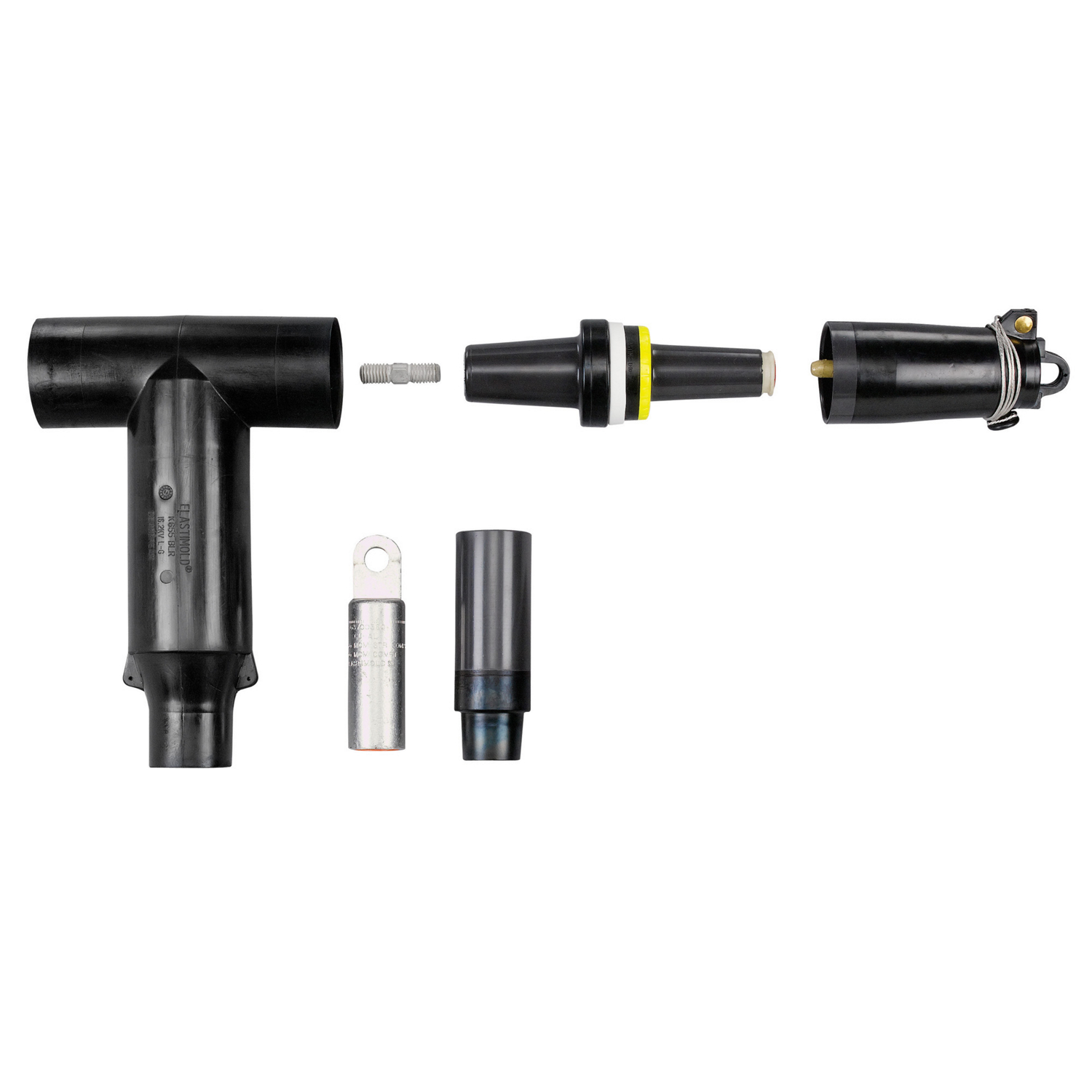 ABB Elastimold 655ETP-N0410-DRG 15kV 600 Series Deadbreak Elbow TAP ...