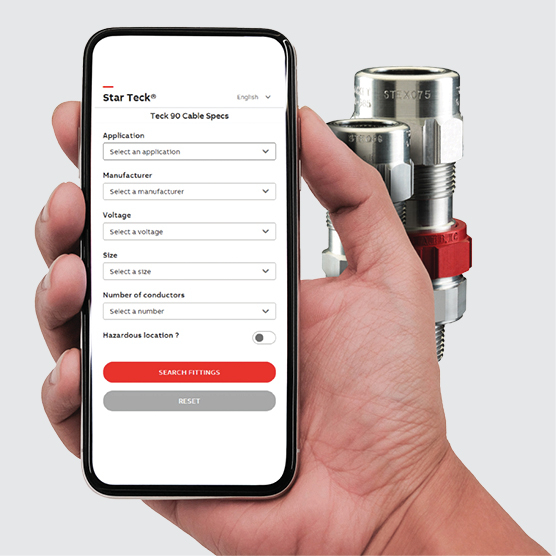 Star Teck® fittings selector app | Publications | ABB Electrification Canada