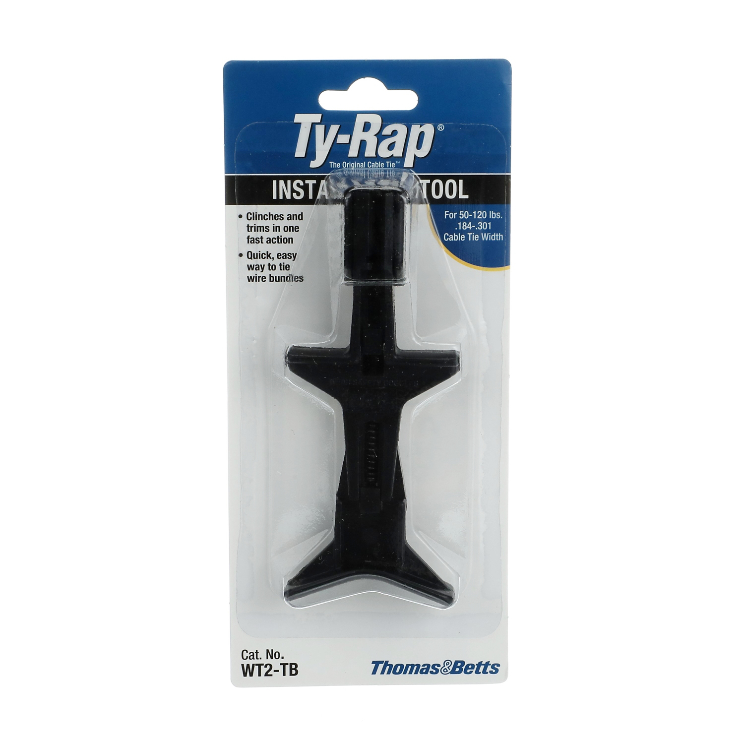 Thomas & Betts WT2-TB Light Duty Hand Installation Tool, for Nylon ...