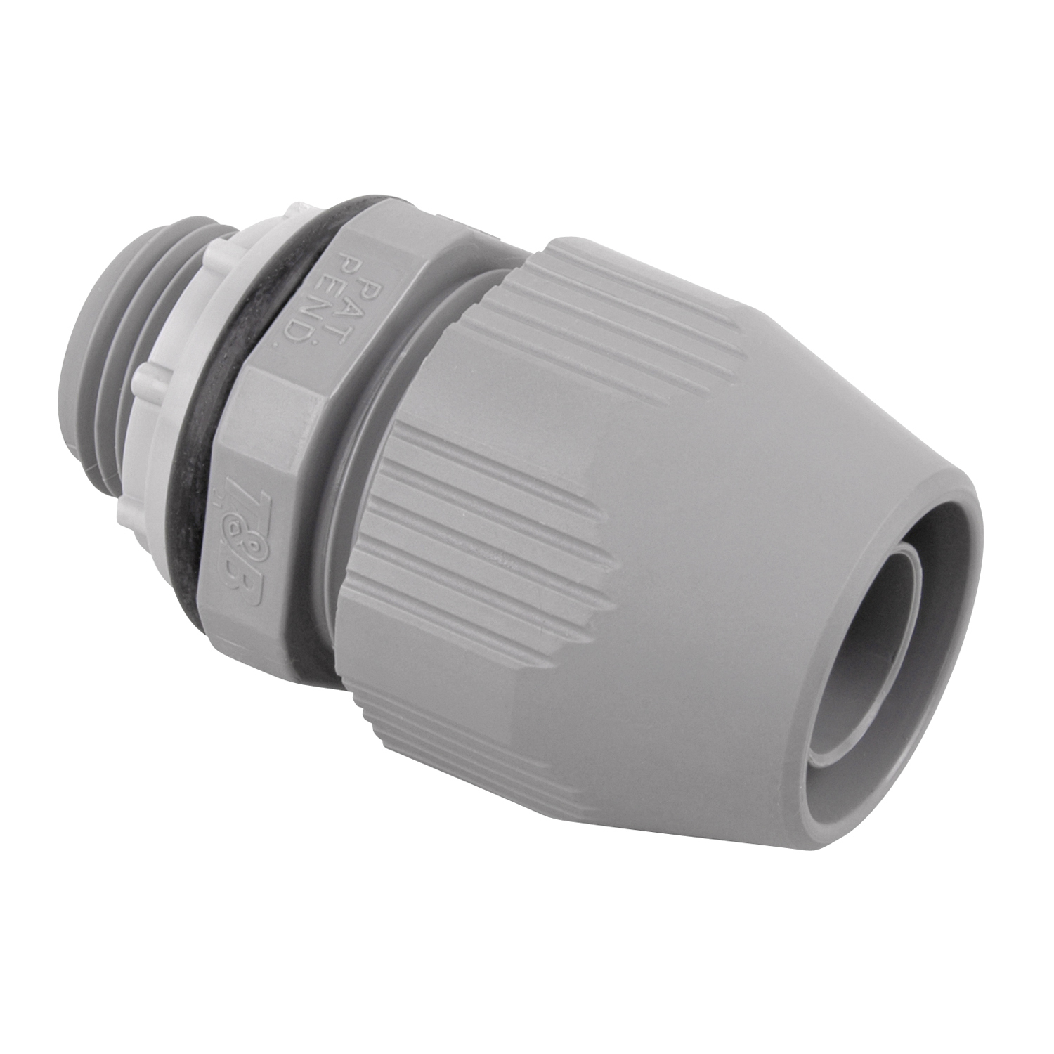 Steel City LT-501 1/2 Inch Straight Plastic Gray Connector | Viking ...