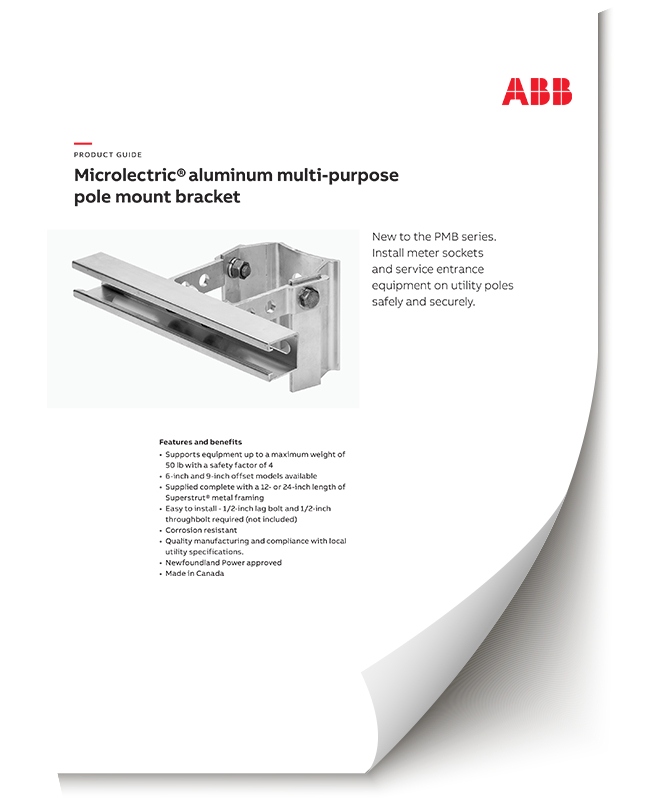 Microlectric® - Aluminum multi-purpose pole mount bracket ...