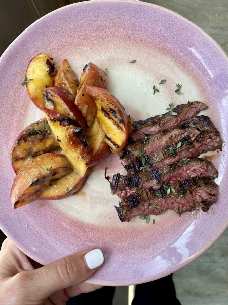Chef Jackie's Steak and Peaches - Viking Range, LLC